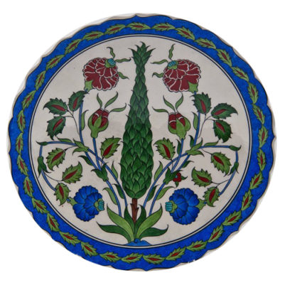 Çini Tabaklar - Konya Çini