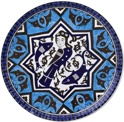 Çini Tabaklar - Konya Çini