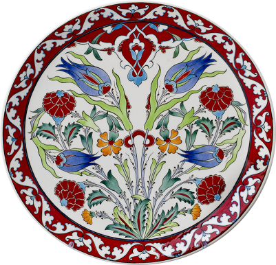 Çini Tabaklar - Konya Çini